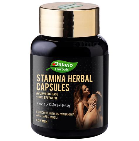 Ontario Herbals Stamina Herbal Capsule For Men Buy Bottle Of 14 0