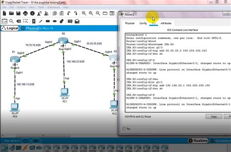 setting routing ospf routing eigrp dan routing ripv2 pada cisco