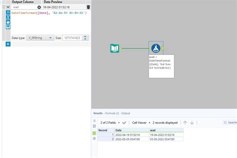 solved datetimeformat function alteryx community