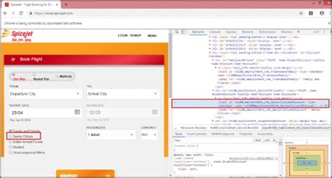 how to handle a checkbox on a webpage and check its state using