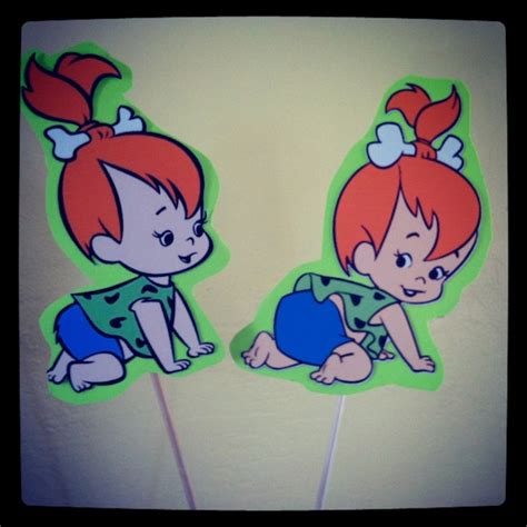 Pebbles Flintstone Cake Topper