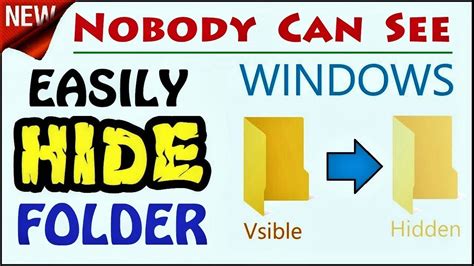 how to hide or unhide files in computer and laptop window 7 hww youtube