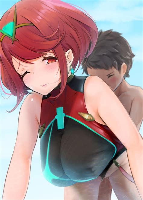 Amekosame Pyra Pro Swimmer Xenoblade Pyra Xenoblade Rex