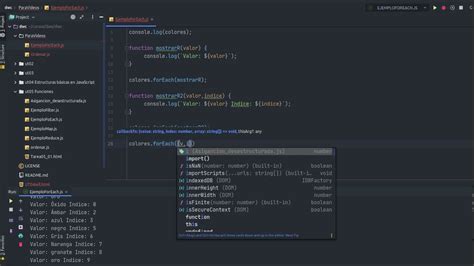 como funciona foreach javascript youtube