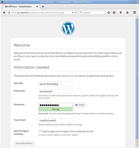 ubuntu 16 04 lts apache2 blog system wordpress