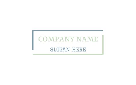 text design in broken rectangle lines logo template by