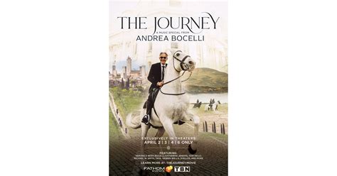 Tbn Presents The Journey A Music Special From Andrea Bocelli Coming To