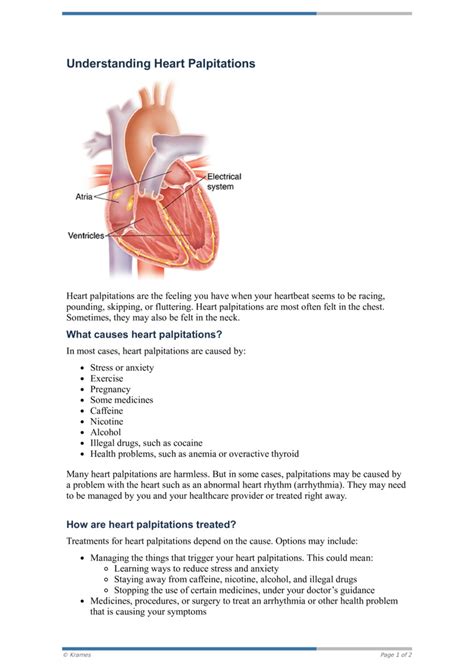 Pdf Understanding Heart Palpitations Healthclips Online