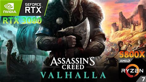 Assassins Creed Valhalla Rtx 3080 Ryzen 7 5800x 1440p 21 9 Youtube
