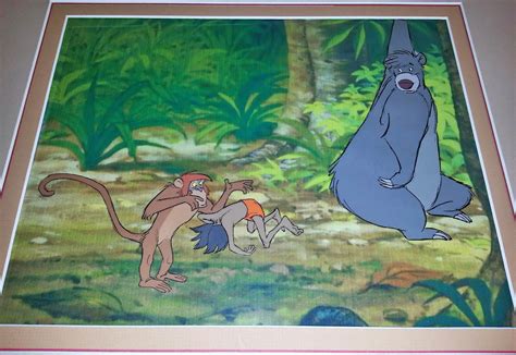 Original Walt Disney Production Cel From The Jungle Book Featuring