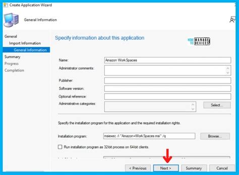 deployment of amazon workspaces using sccm msi application guide htmd