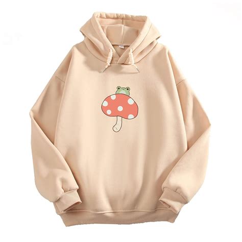 Buy Keevici Women Cute Frog Sweatshirt Kawaii Mushroom Hoodie For Teen