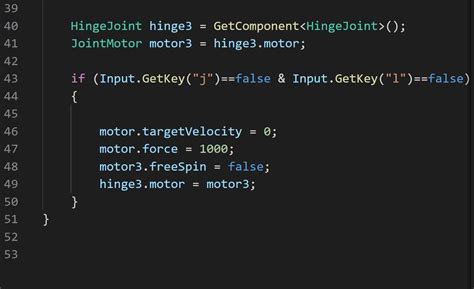 hinge joint and input getkey issues r unity3d