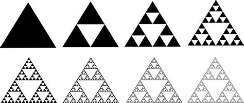 the sierpinski triangle recursive construction of fractals