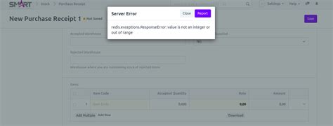 redis exceptions responseerror value is not an integer or out of range