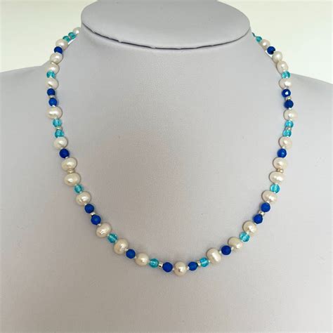 Freshwater Pearl And Jade Necklace Love Your Rocks