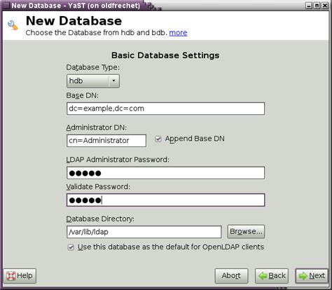 opensuse 11 1 reference configuring an ldap server with yast