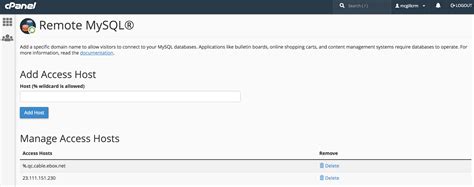 networking mysql unable to connect with remote server stack overflow