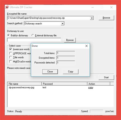 how to open password protected zip file without password codegena