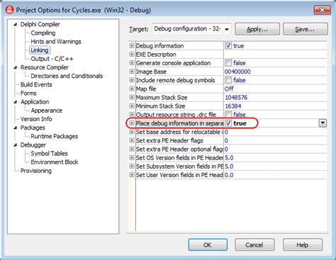 compiler settings for embarcadero delphi xe2 xe5 aqtime documentation