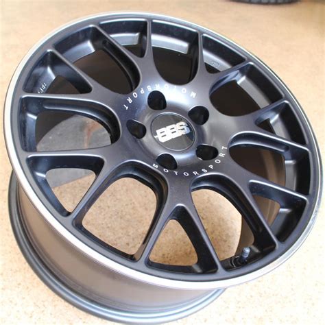 Bbs Ch R Ch133 18インチ サテンブラック 9j 44 Pcd120 ハブ径82mm アルミホイール 1本 Bmw リア用