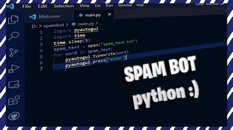 make python spam bot 101 d youtube