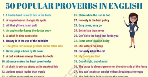 What Is A Proverb 50 Popular Proverbs In English With Meaning