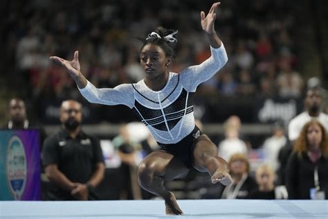 Simone Biles Dazzles In Her Return From A 2 Year Layoff To Dominate The