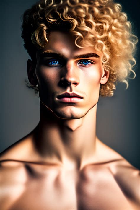 Lexica Portrait Of A 18 Year Old Blonde Russian Man Blonde Hair Is