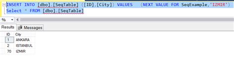 sequence in sql server tsql database tutorials
