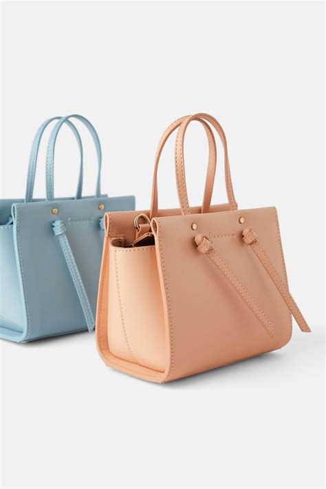 Knotted Mini City Bag View All Bags Woman Zara United States