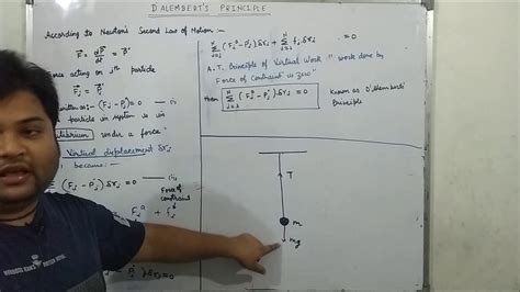 d alembert s principle [hindi and english] youtube
