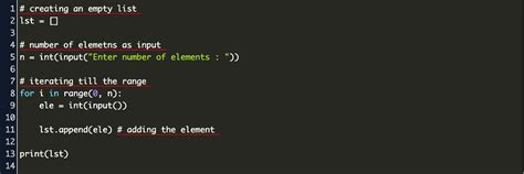 accept list elements in python from user and print them my xxx hot girl