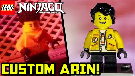 Custom Ninjago United Arin Minifigure 🧡 Youtube