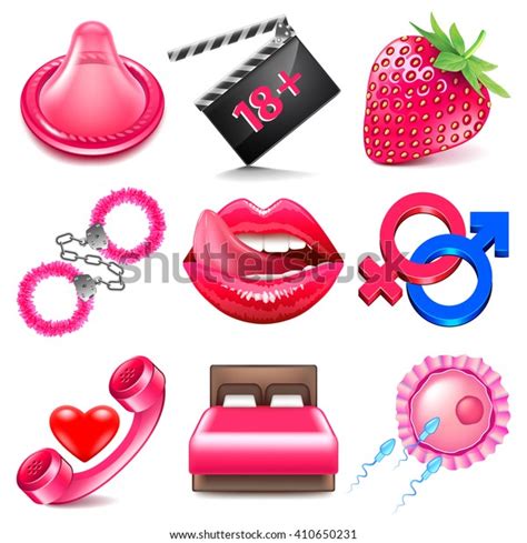 Sex Icons Detailed Photo Realistic Vector Vector De Stock Libre De