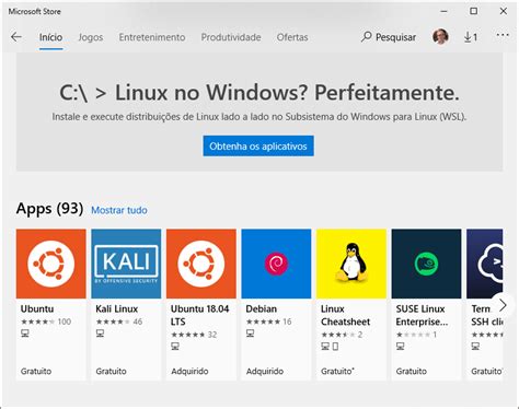 como instalar e usar o wsl linux como subsistema no windows