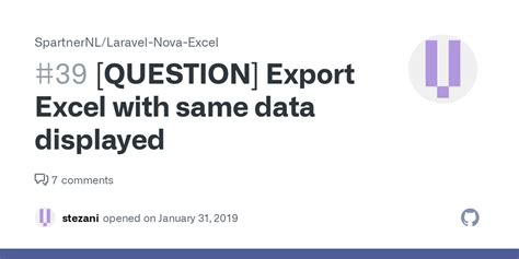 [question] export excel with same data displayed · issue 39