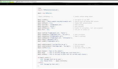 php customize body of smtp mail script stack overflow