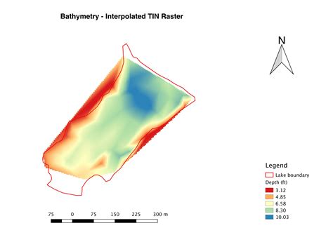 qgis which interpolation technique is suitable for a bathymetry of a