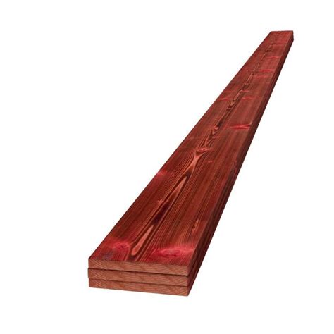 Ufp Edge Charred Wood 11 Sq Ft Lava Red Wood Wall Plank Kit In The Wall