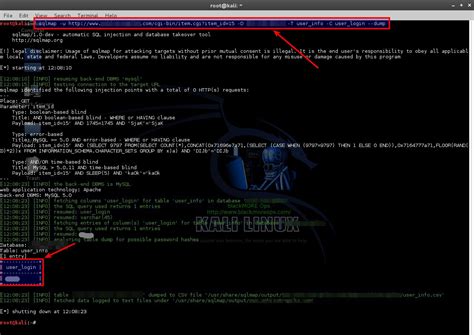 sqlmap detecting and exploiting sql injection a detailed