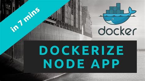 dockerize node in 5 mins youtube