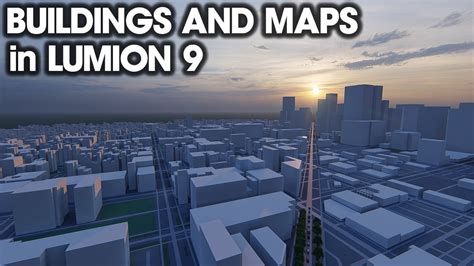 importing maps and buildings into lumion 9 using open street map data