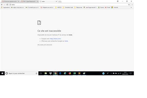 ce site est inaccessible premier test php par chloécopié openclassrooms