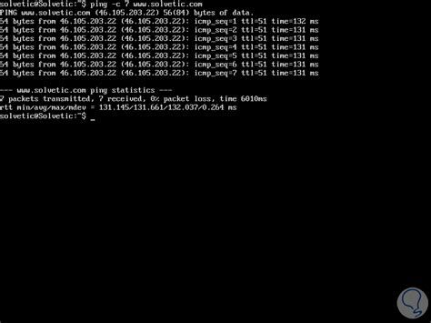 Comando Ping Linux Y Ejemplos Solvetic