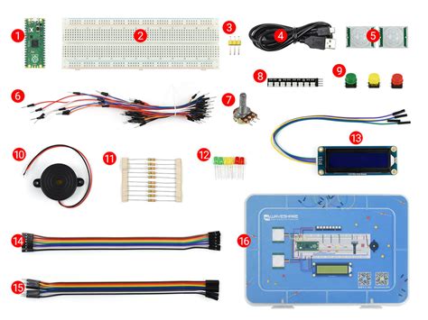 raspberry pi pico basic kit micropython programming learning kit ws