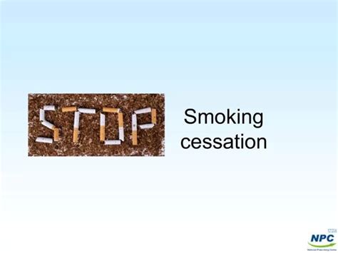Ppt Smoking Cessation Powerpoint Presentation Free Download Id 760248
