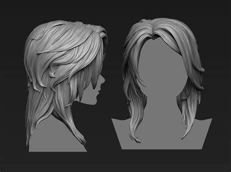 Flat Modeling Anime Hair Tutorial Blender Youtube Anime Hair My Xxx