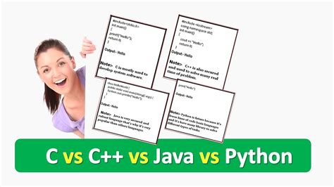 c vs c vs java vs python c c java python youtube