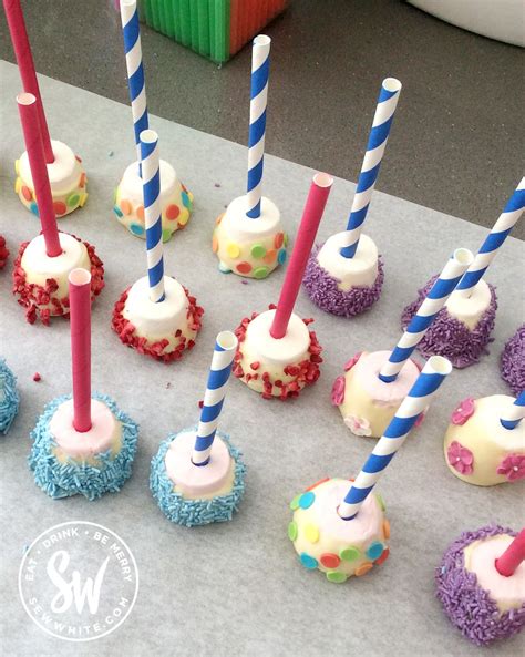 Chocolate Marshmallow Pops Perfect Party Food